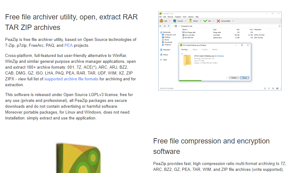 無料圧縮解凍ソフト「PeaZip」の使い方を解説 - 4thsight.xyz